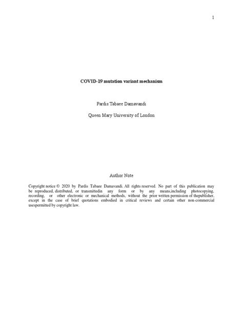 Mutation Pdf Virus Mutation