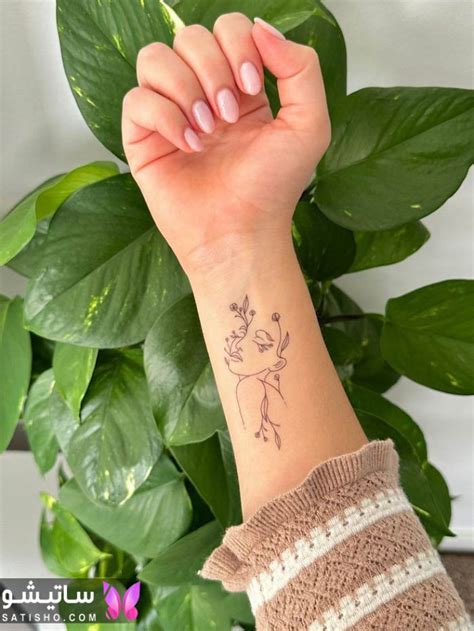 تاتو مینیمال دخترانه ایده های خاص و ظریف 2024 ساتیشو