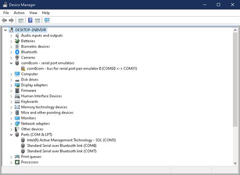 Windows Python Pyserial Cant Access Com0com Virtual Serial Ports
