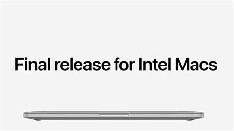 Intel Macs Wont Get Updates After Macos Tahoe Macrumors