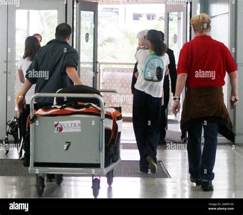 Boris Becker Makes His Way Through Miami International Airport With His Adorable Blonde Son