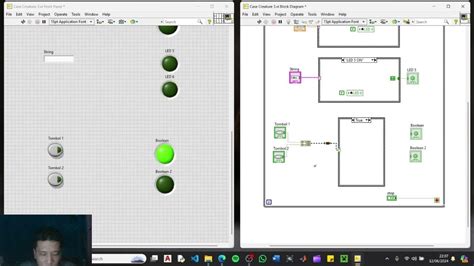 Labview Dasar Case Structure Dengan Array Youtube