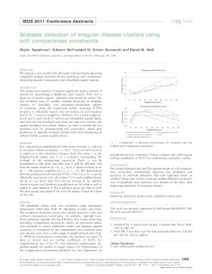 Fillable Online Cs Cmu Scalable Detection Of Irregular Disease Clusters