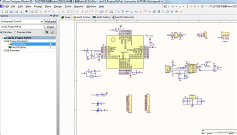 基于stm32f103c8t6单片机lqf48封装 最小系统开发板硬件（原理图pcb封装）工程文件，ad09设计的工程文件stm32最小开发板ad工程文件 Csdn博客