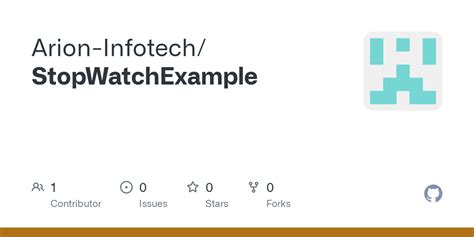 Github Arion Infotech Stopwatchexample