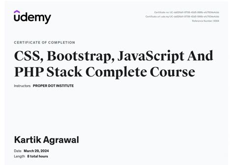 Kartik Agarwal On Linkedin Udmey Java Css Web Php