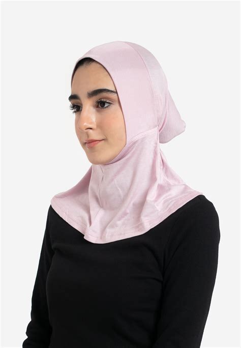 Pink Full Coverage Hijab Cap Comfort And Versatile Fit Abaya Lounge