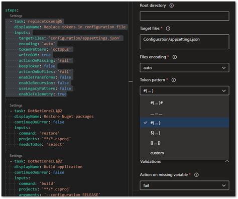 How To Replace App Config Settings With The Replace Tokens Extension In