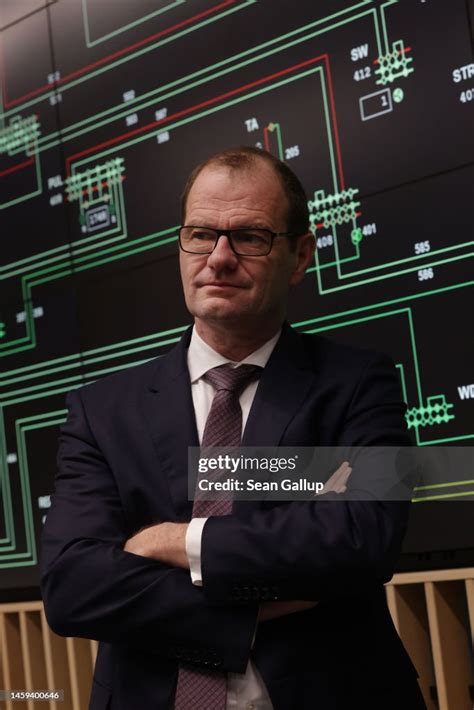 Stefan Kapferer Ceo Of 50hertz Stands In Front Of A Digital Board News Photo Getty Images