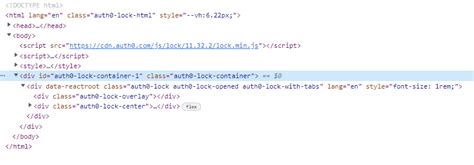Html Tag Missing · Issue 2113 · Auth0lock · Github
