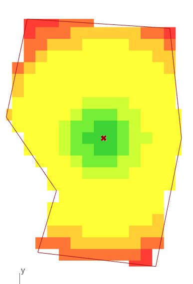Filling The Mesh Colors Within The Given Closed Polyline Grasshopper
