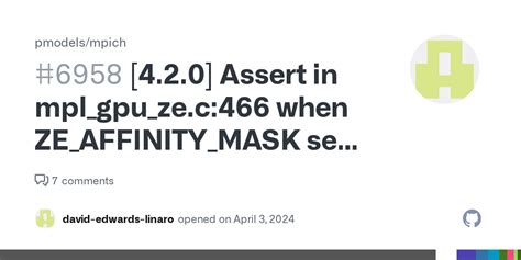 420 Assert In Mplgpuzec466 When Zeaffinitymask Set To Second Device · Issue 6958