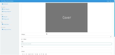 Github Juvpengelelaravel Vue Spa Blog A Single Page Application Blog Built With Laravel And