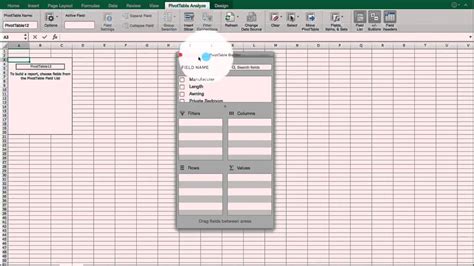 Create Pivot Table From Multiple Worksheets Excel 2016 Mac Free Printable