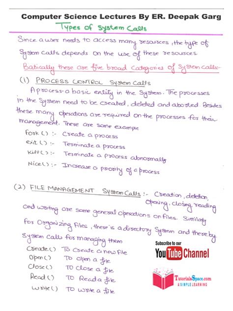 06 Methodologies For Implementation Of Os System Service Types Of