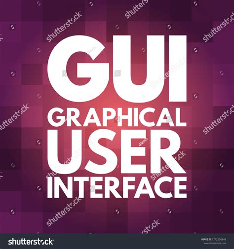Gui Graphical User Interface Interface Through Stock Vector Royalty Free 1772256848 Shutterstock