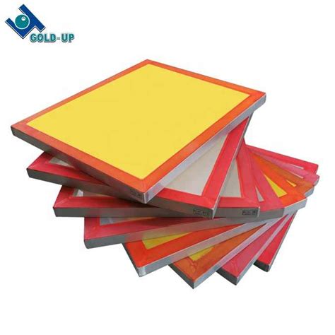 Aluminum Screen Printing Frames With Mesh Equipment Compatible Printing