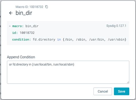 Manage Threat Detection Rules Sysdig Docs