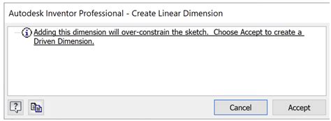 Adding This Dimension Will Over Constrain The Sketch Warning Appears