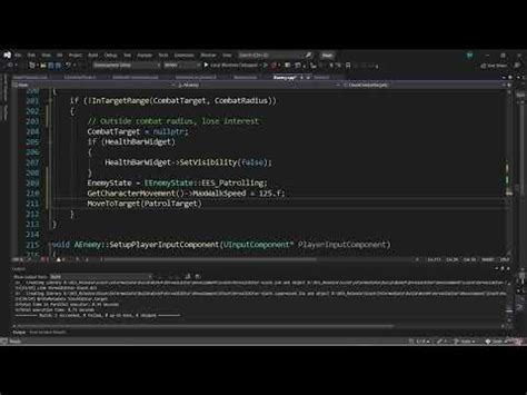 Enemy Behavior Enemies Losing Interest UE C UGDC YouTube
