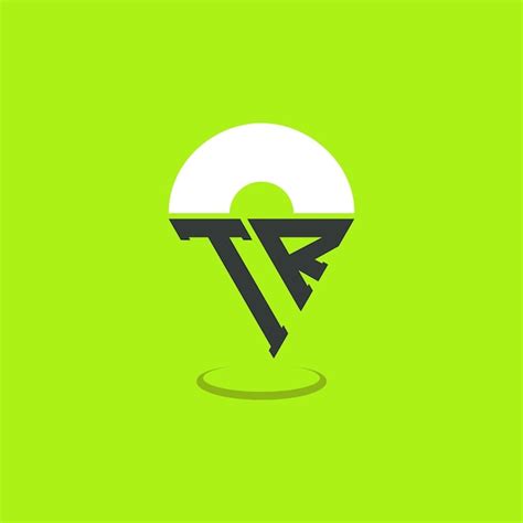 Letter Tr Location Logo Design Modern Initials Tr Pinpoint Logo For