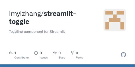 GitHub Imyizhang Streamlit Toggle Toggling Component For Streamlit