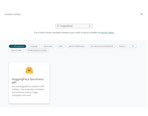 sentiment analysis with functions and huggingface pubnub