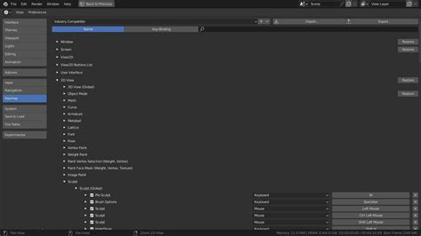 Industry Keymap Vs Sculpt Mode Navigation 6 By Rpaladin Modeling