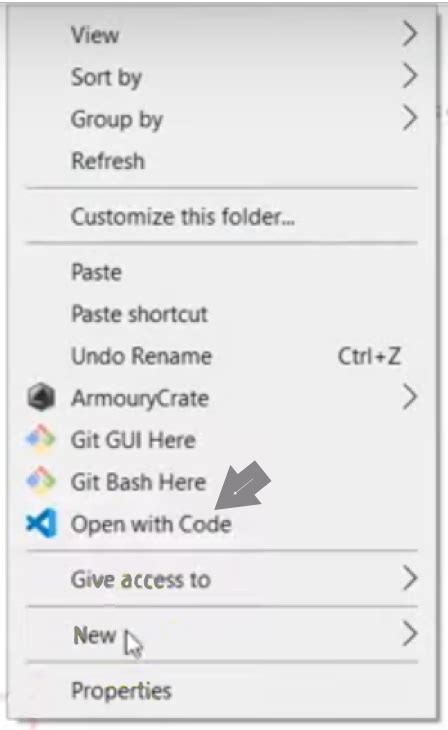 How Do I Get Microsoft Code To Come Up In My Right Click Menu Microsoft Qanda