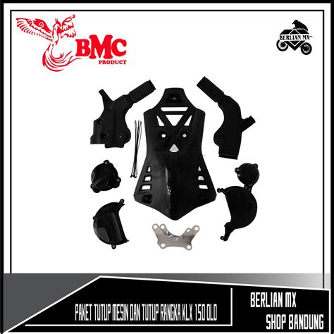 MESIN Engine Cover And Frame Cover Klx 150 Engine Guard Klx Shopee Malaysia