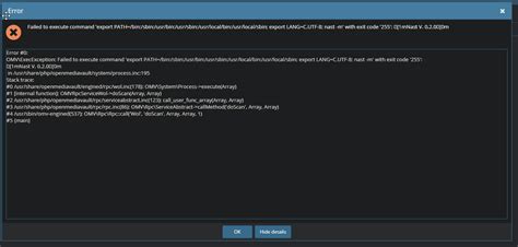 wake on lan plugin failing to scan exit code 255 plugins openmediavault