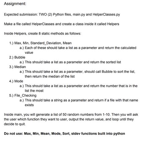 Solved Assignment Expected Submission Two 2 Python