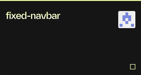 Fixed Navbar Codesandbox