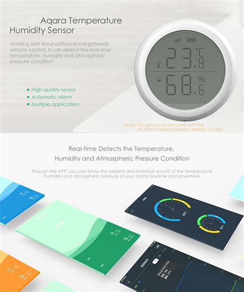 Tuya Zigbee Smart Home Temperature And Humidity Sensor With Led Screen Works With Home Assistant