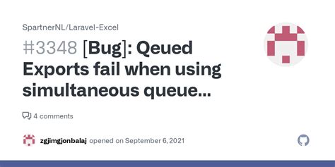 [bug] qeued exports fail when using simultaneous queue workers · issue 3348 · spartnernl