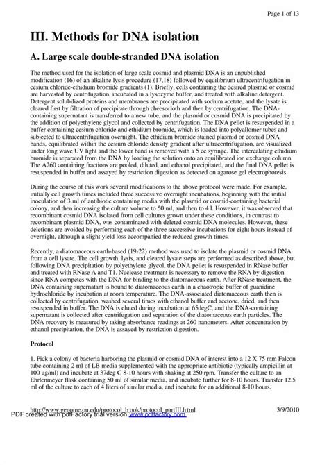 pdf dna extraction protocols dokumen tips