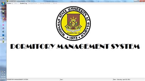 Dormitory Management System Sourcecodester