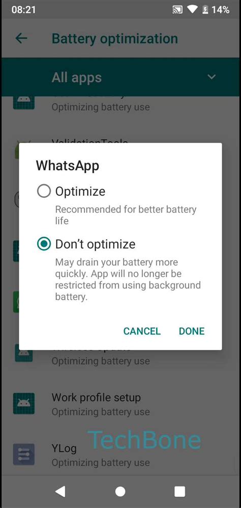 How To Enable Or Disable Battery Optimization Android Manual Techbone
