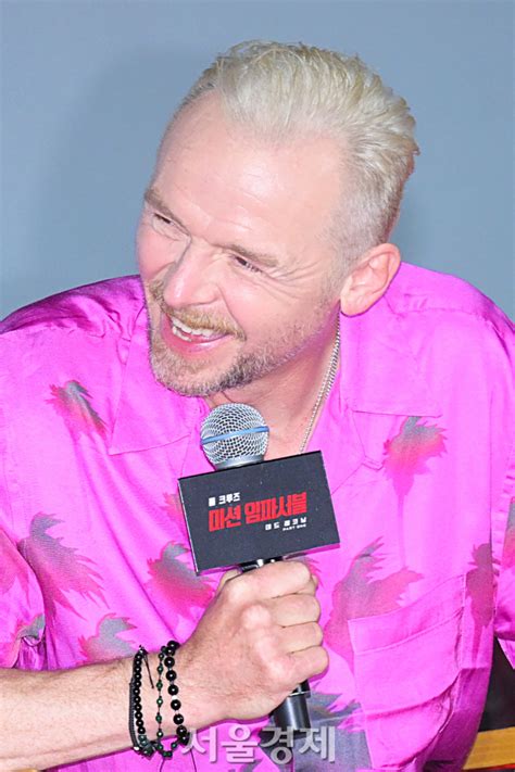 사이먼 페그 결국 터진 웃음 [se★포토]