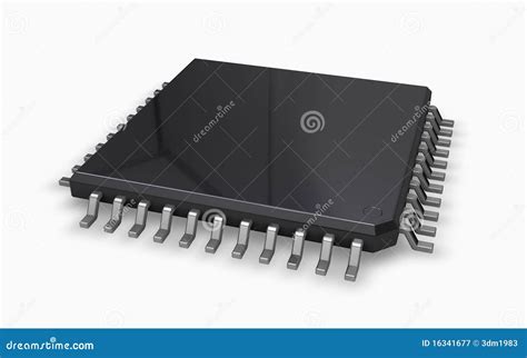 Microchip Stock Illustration Illustration Of Board Design 16341677