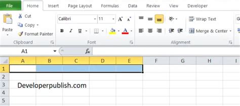 How To Resize Column And Row In Excel Vba Developer Publish