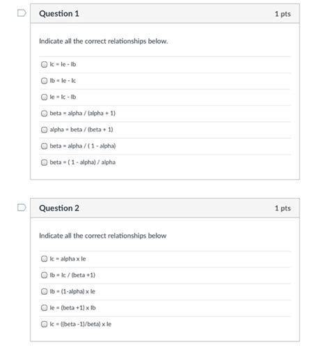Solved D Question 1 1 Pts Ndicate All The Correct Chegg Com
