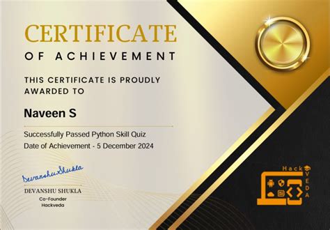 Naveen S On Linkedin Python Programming Hackveda Learning Skilldevelopment