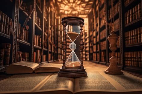 Premium Ai Image Hourglass Time Timer Sand Deadline Generate Ai