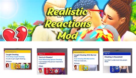 The Realistic Reactions Mod Wicked Sims Mods