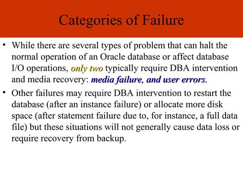 Database Backup And Recovery Basics Ppt