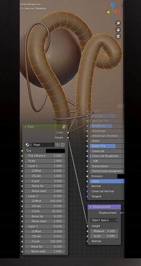 rope shader v0 1 blender procedural for blender 2 81 daz3d and