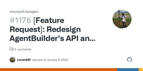 Feature Request Redesign Agentbuilders Api And Saved Configs Json