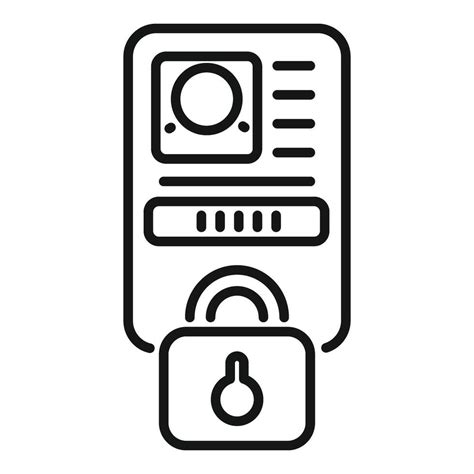 Device Data Password Icon Outline Vector Legal Key 38949850 Vector Art At Vecteezy