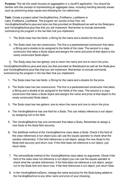 Solved Purpose The Lab This Week Focuses On Aggregation In